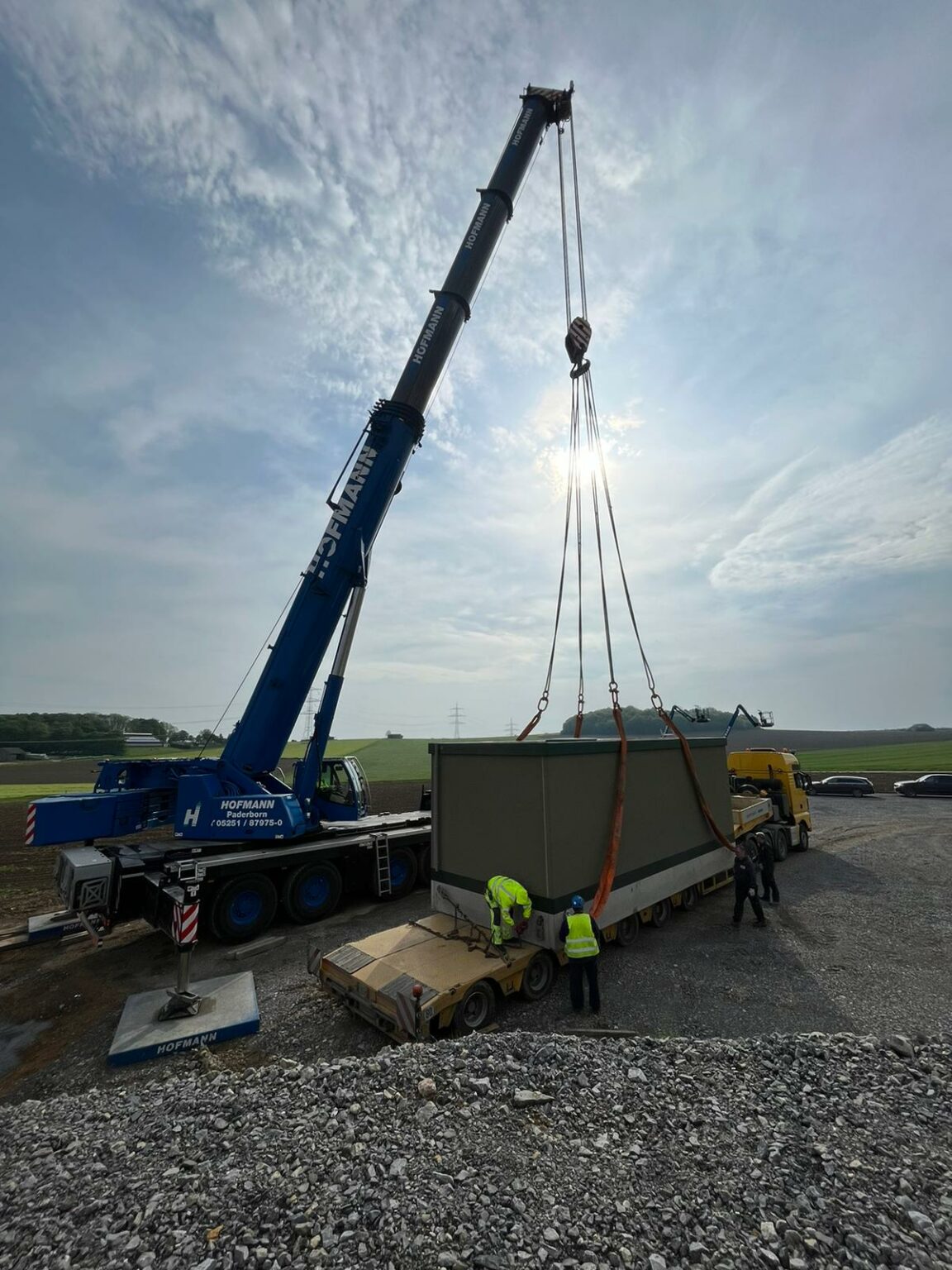 Close to home and newly built: Concrete station ready for connection at ...