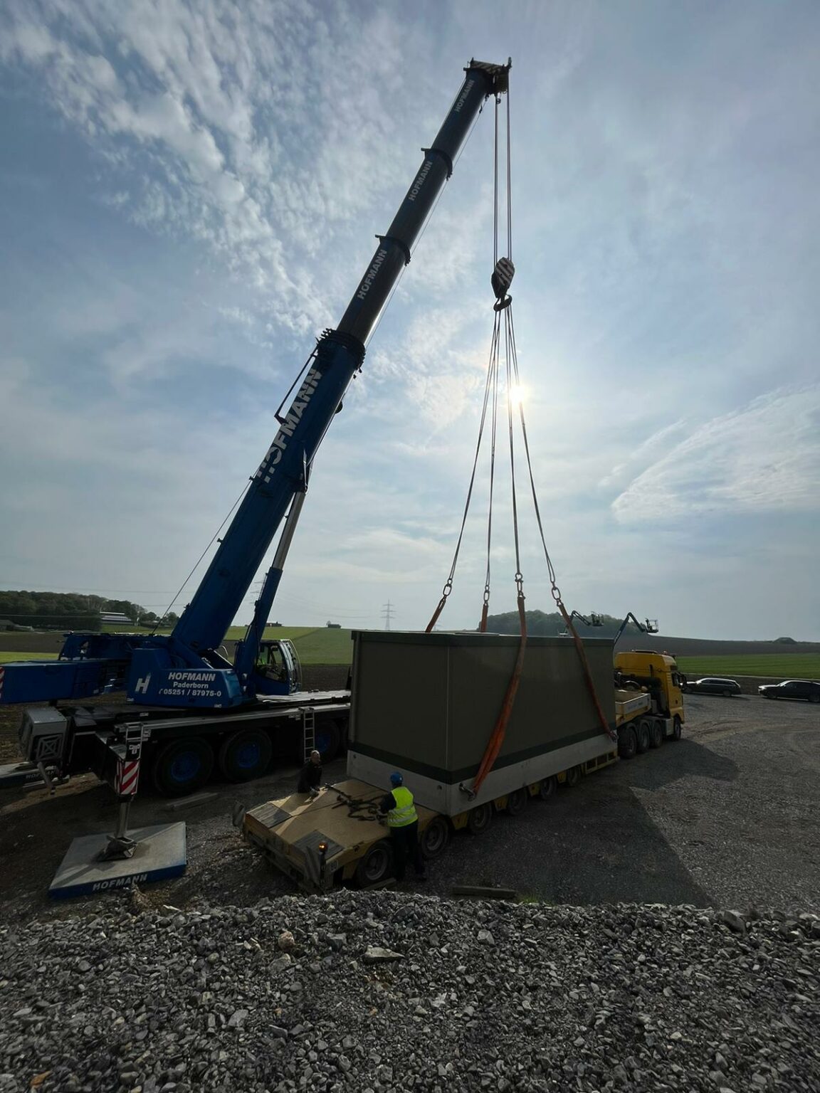Close to home and newly built: Concrete station ready for connection at ...